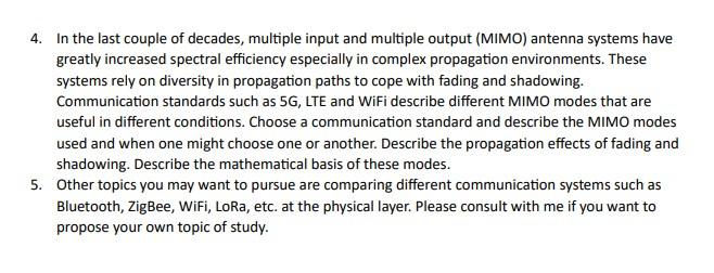 Solved 4. In the last couple of decades, multiple input and | Chegg.com