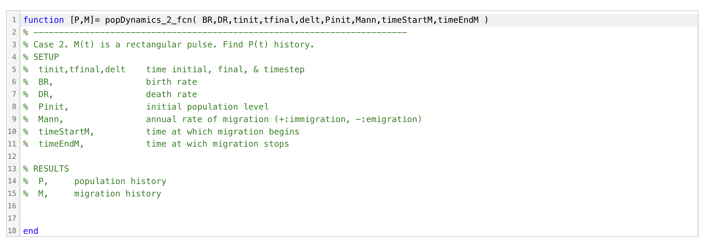 Solved Create a function that projects population based on | Chegg.com