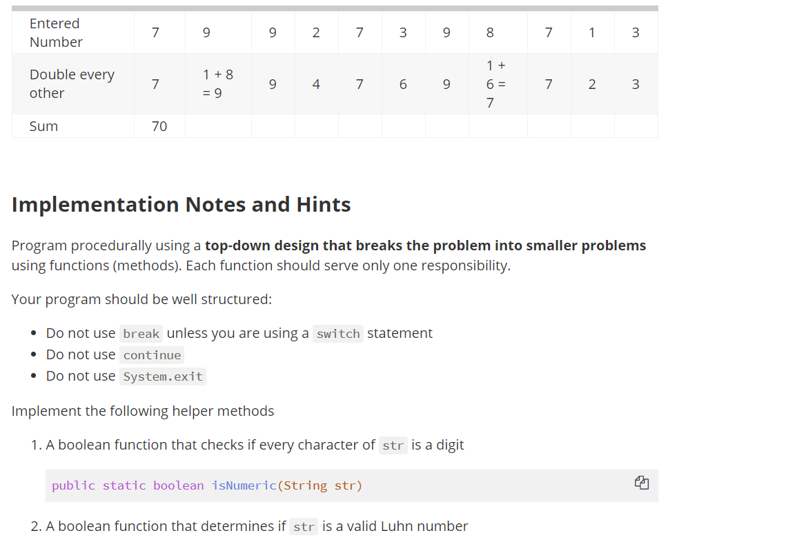Solved Public Static Boolean Isnumeric String Str {