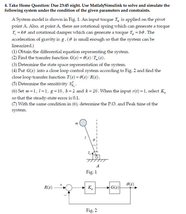 Solved 4. Take Home Question: Due 23:45 night. Use | Chegg.com