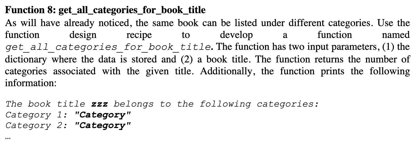 Solved CASE 4: book_list In this case, you will have a list | Chegg.com