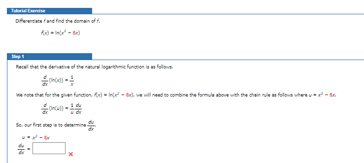 Solved Differentiate f and find the domain of f. | Chegg.com