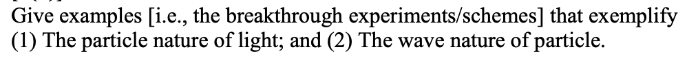 Solved Give examples [i.e., the breakthrough | Chegg.com