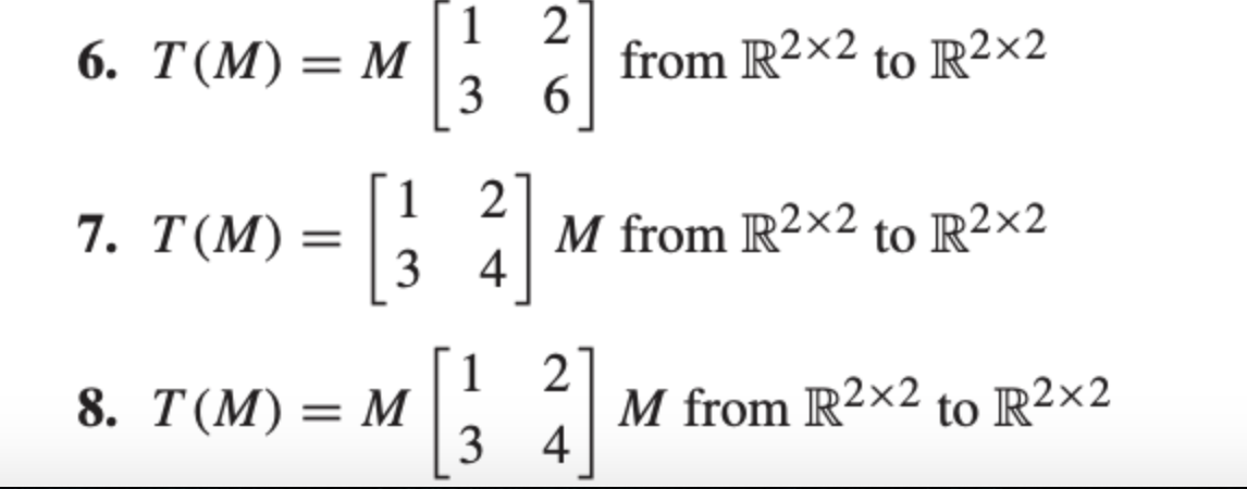 Solved Find out which of the transformations in Exercises 1 | Chegg.com