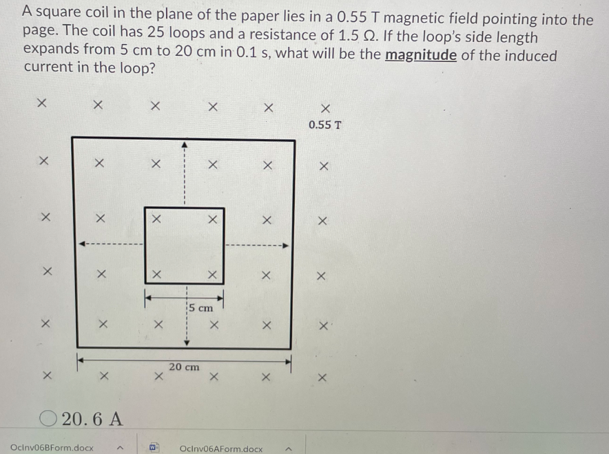 Solved A square coil in the plane of the paper lies in a | Chegg.com