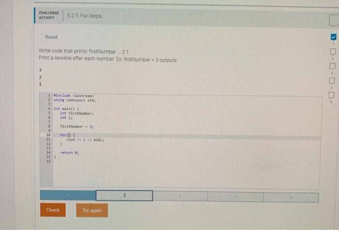 Solved Challenge 521 For Loops Activity Reset Write Code