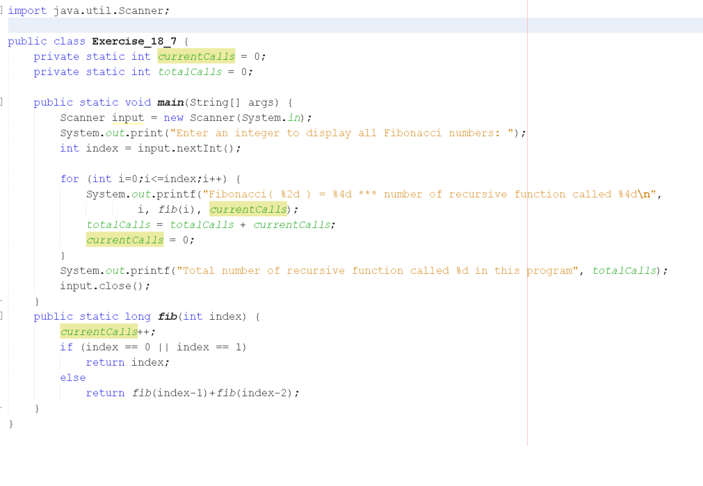 Solved import java.util.Scanner; public class Exercise_18_3 | Chegg.com
