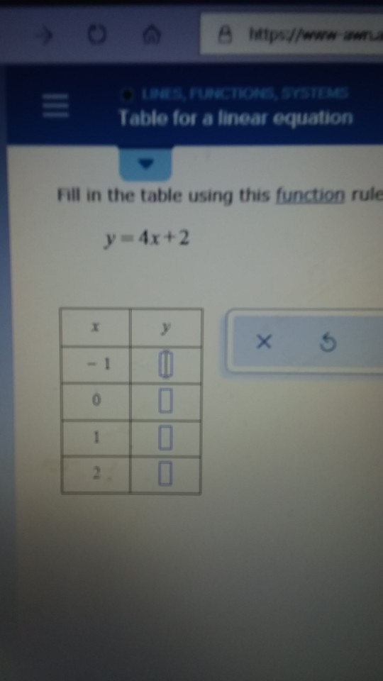 Solved Bittps://www.am LES FUNCTIONS, SYSTEMS Table for a | Chegg.com