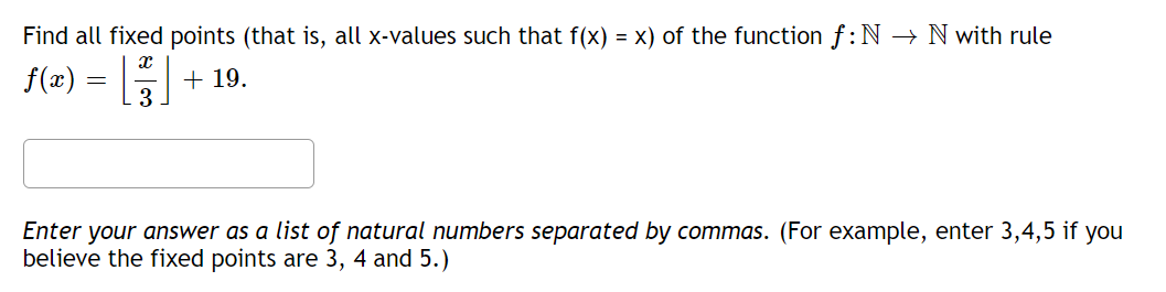 Solved Find all fixed points (that is, all x-values such | Chegg.com