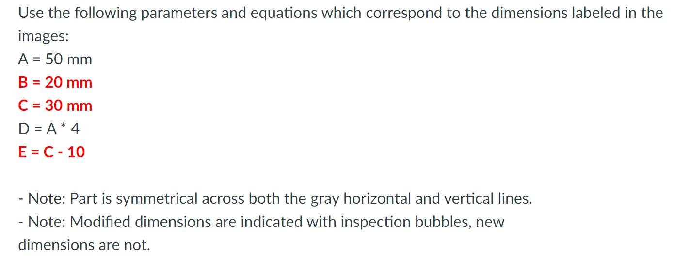 Solved Create the part shown below. Unit system: MMGS | Chegg.com