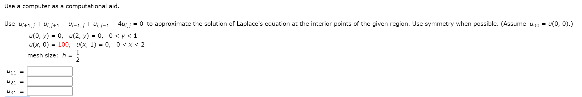 Solved Use a computer as a computational aid. Use Uj+1, j + | Chegg.com