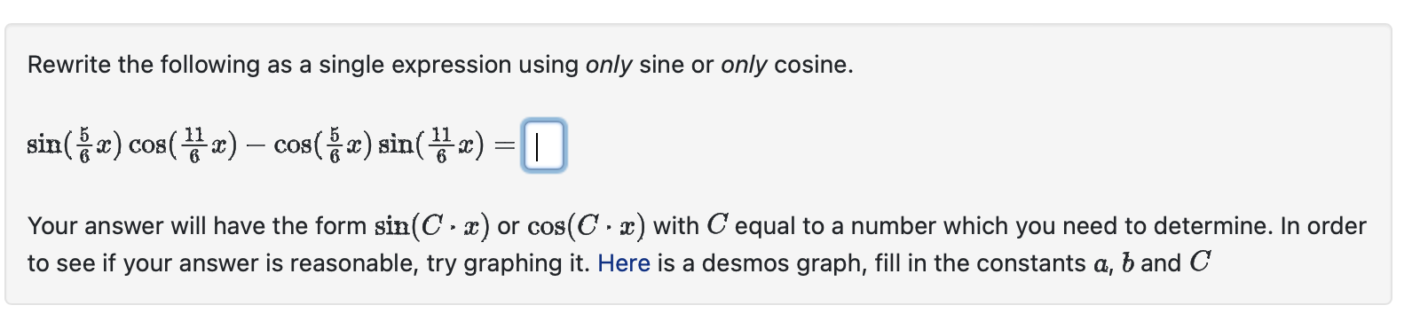 Solved Rewrite the following as a single expression using | Chegg.com