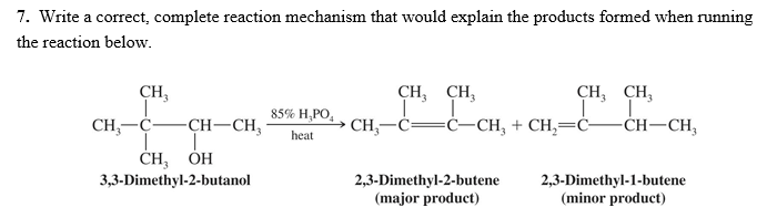 Solved 7. Write a correct, complete reaction mechanism that | Chegg.com