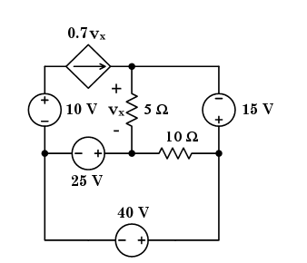 Solved Given: The circuit shown above has a | Chegg.com