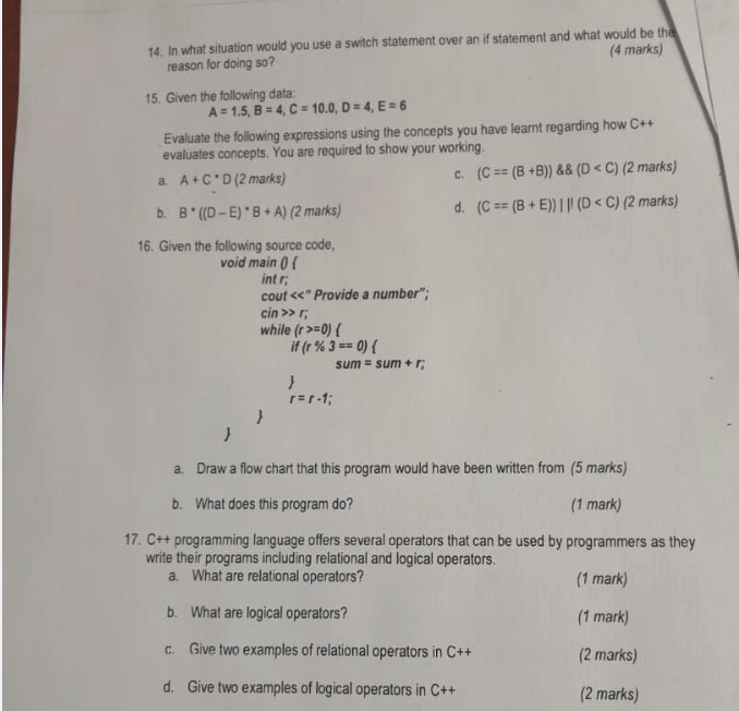 Logical: Logical Operators In C With Example Program