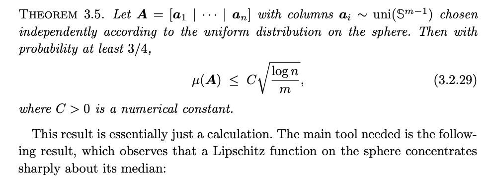 Solved Use the sphere measure concentration Theorem 3.6 to | Chegg.com