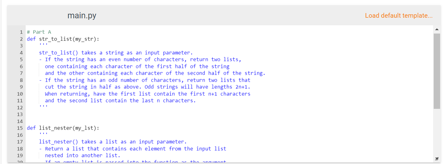 Solved Please Use Python Python Only Part A String To 4410