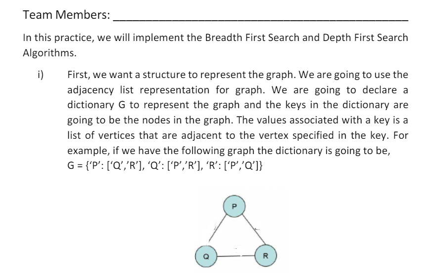 Solved Team Members: In this practice, we will implement the | Chegg.com