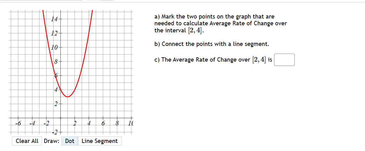 Solved a) Mark the two points on the graph that are needed | Chegg.com