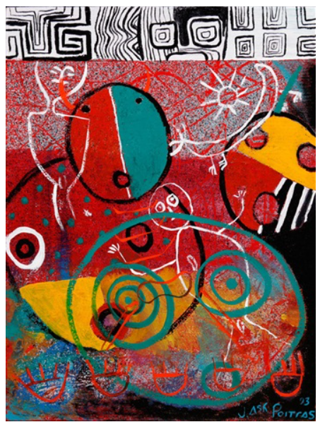 Art: Spirit Dancing SkyWhat principles of design can | Chegg.com