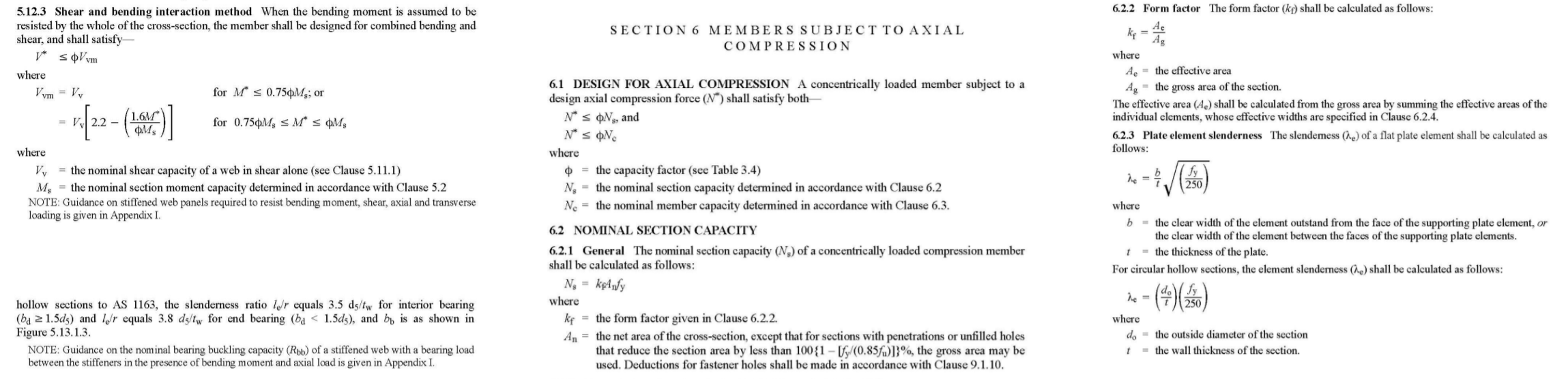 Solved QUESTION 1 a. Determine the effective section | Chegg.com