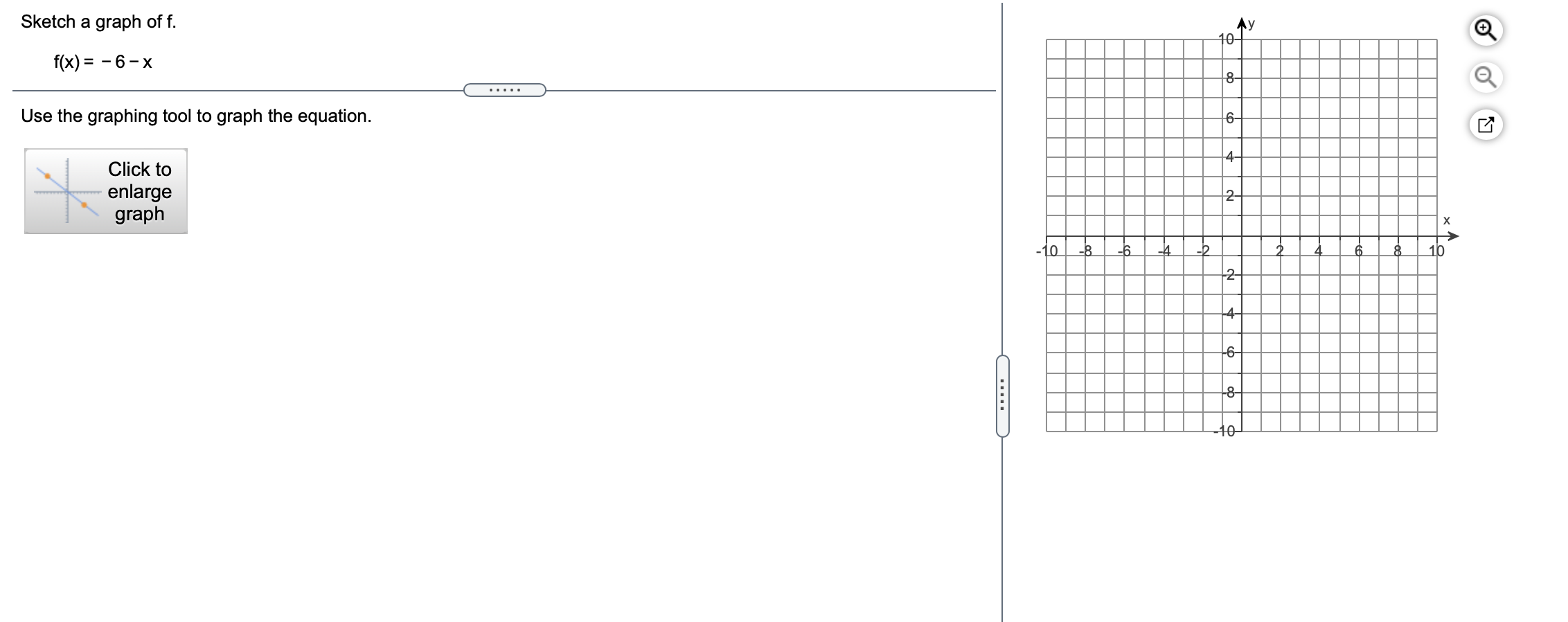 Solved Sketch a graph of f. 10- f(x) = -6- x 18- Use the | Chegg.com