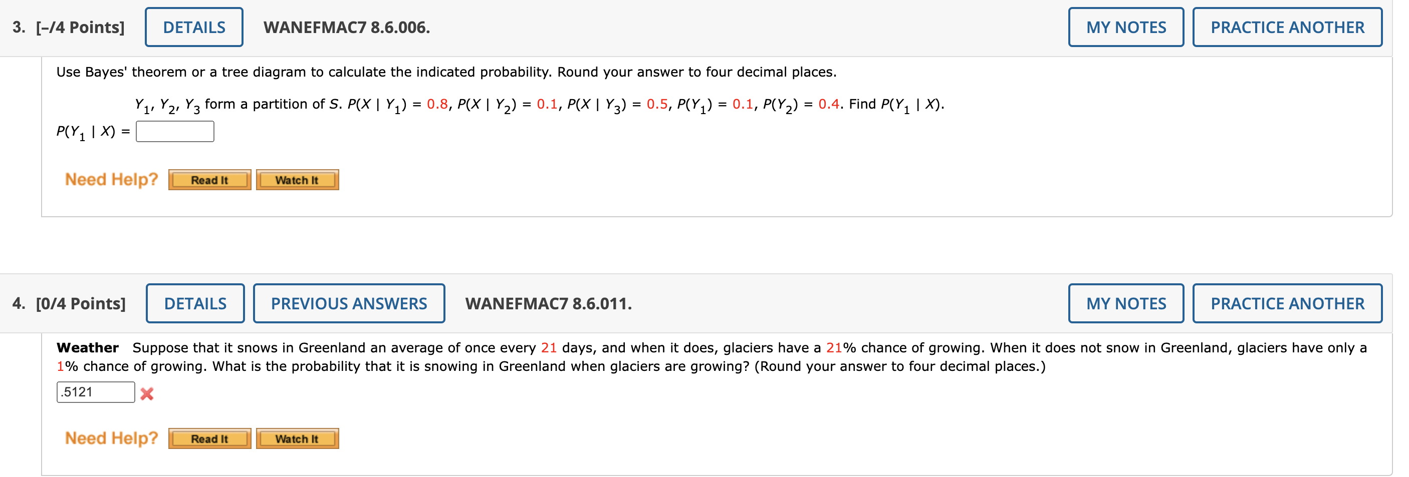 Solved Use Bayes' theorem or a tree diagram to calculate the | Chegg.com