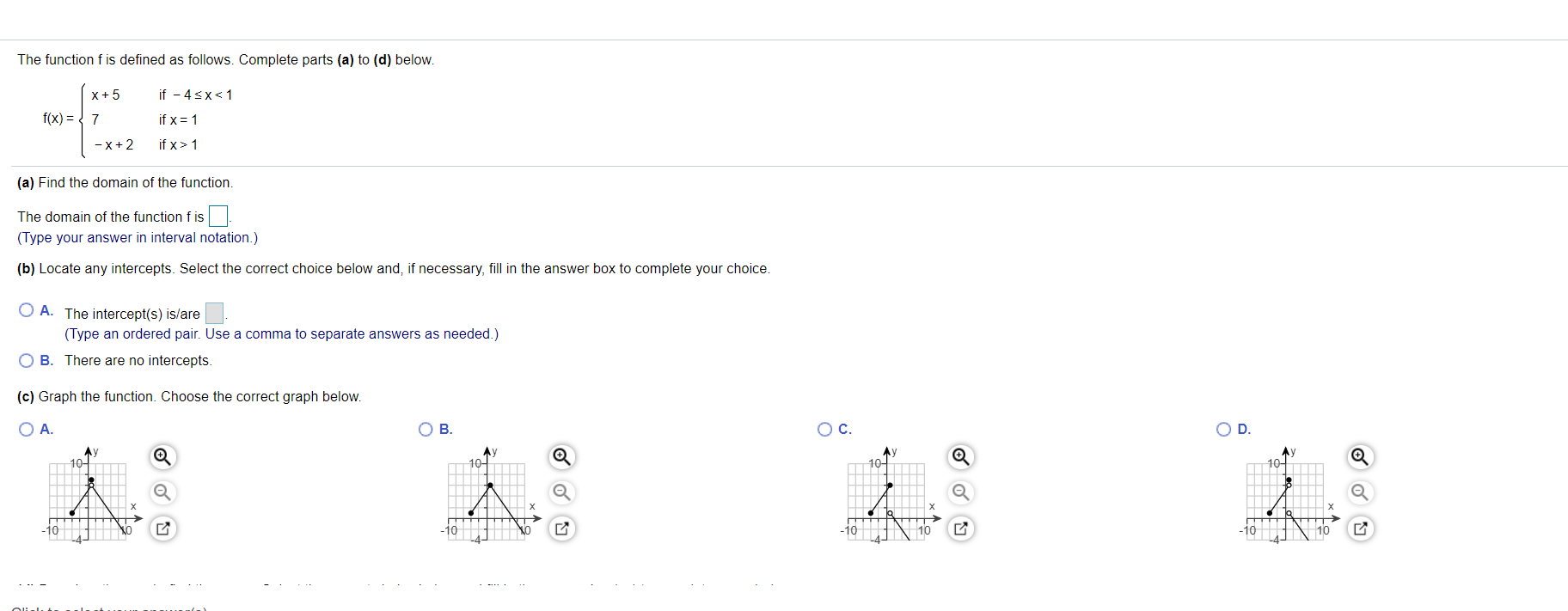 Solved The Function F Is Defined As Follows Complete Parts 