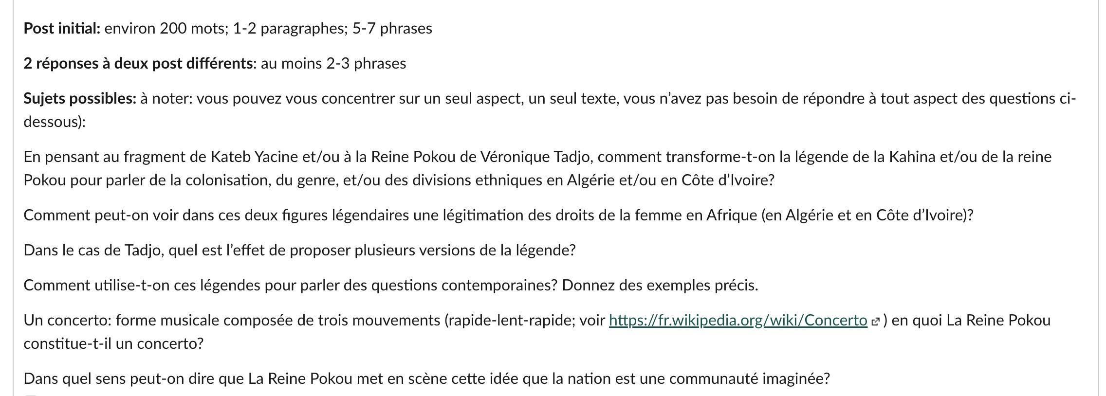 please answer the questions below in french, at least | Chegg.com