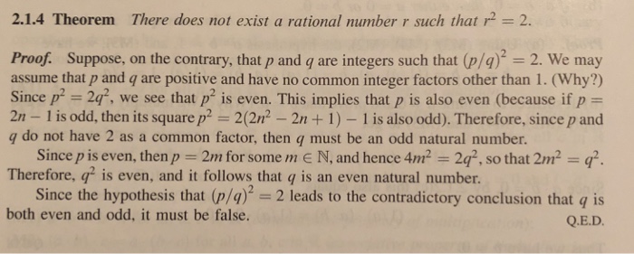 Solved Use the argument in the proof of theorem 2.1.4 to | Chegg.com