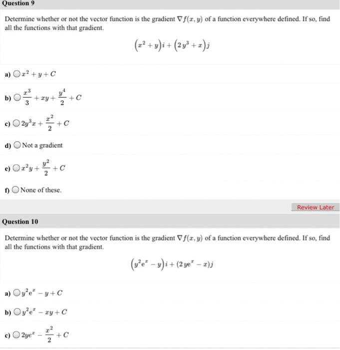 Solved Determine whether or not the vector function is the | Chegg.com