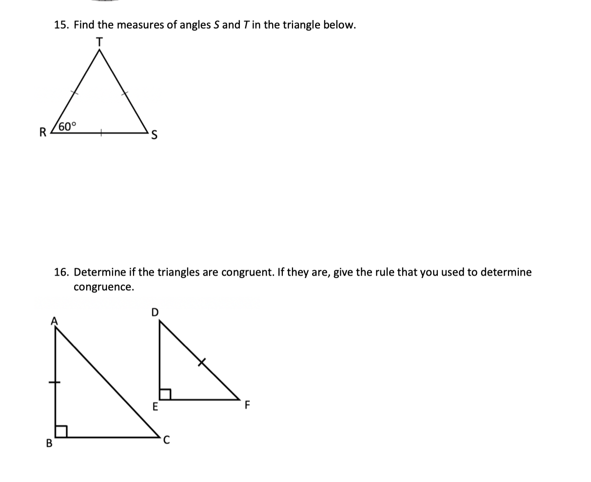 Solved 3. Find the measure of angle TOS in the figure below. | Chegg.com
