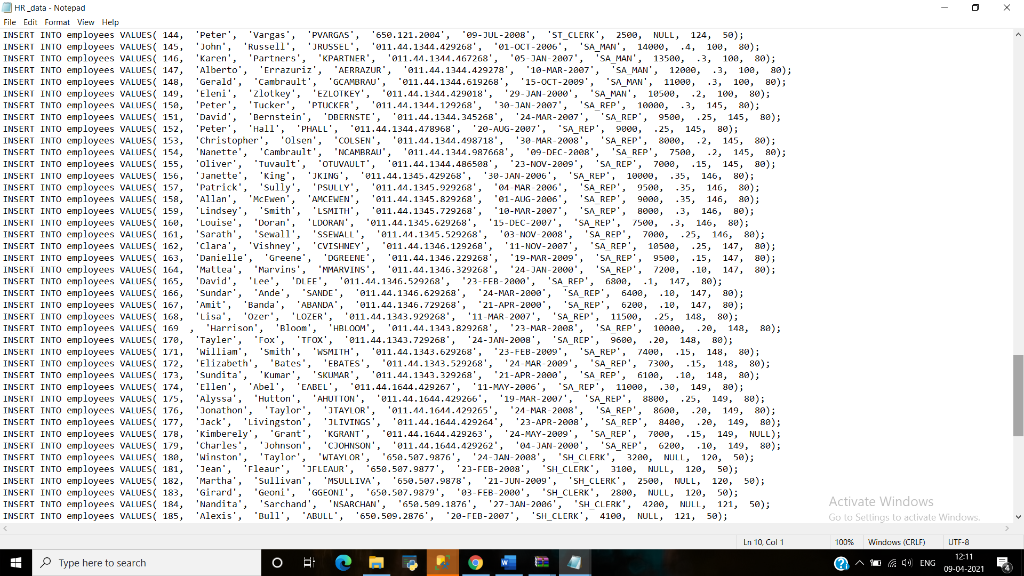 Solved Include screenshot of your code and output of each | Chegg.com