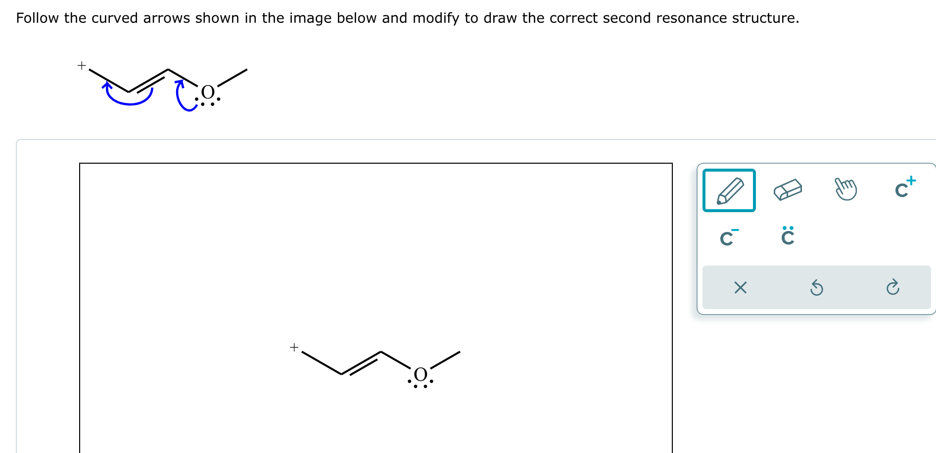Solved Follow the curved arrows shown in the image below and | Chegg.com