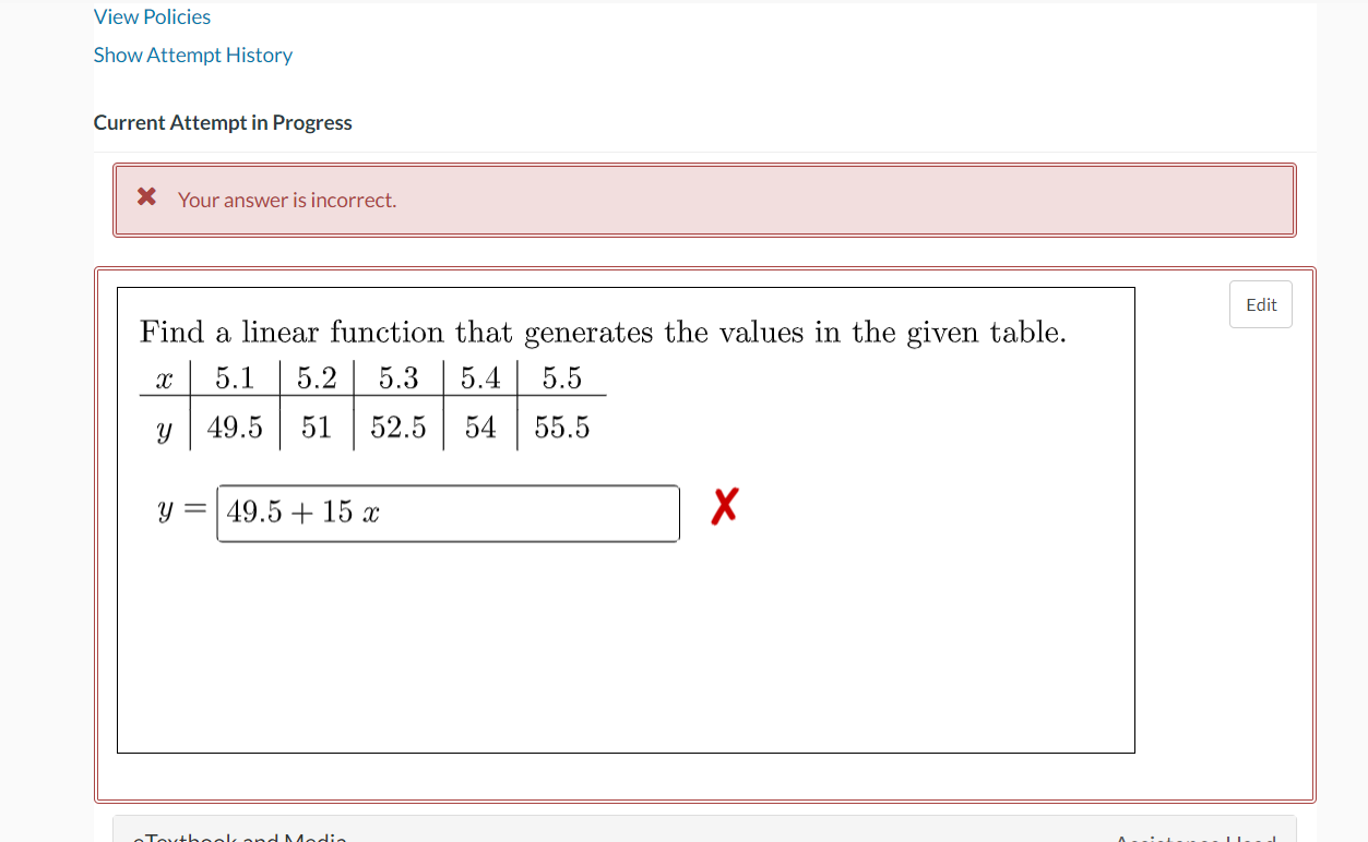 Solved View Policies Show Attempt History Current Attempt in | Chegg.com
