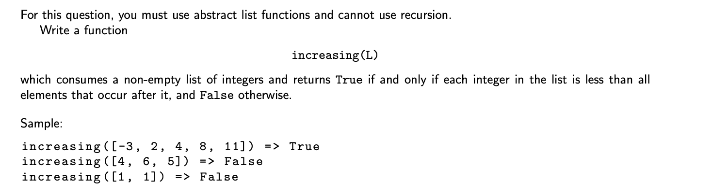 Solved This is a python question: no iteration or | Chegg.com