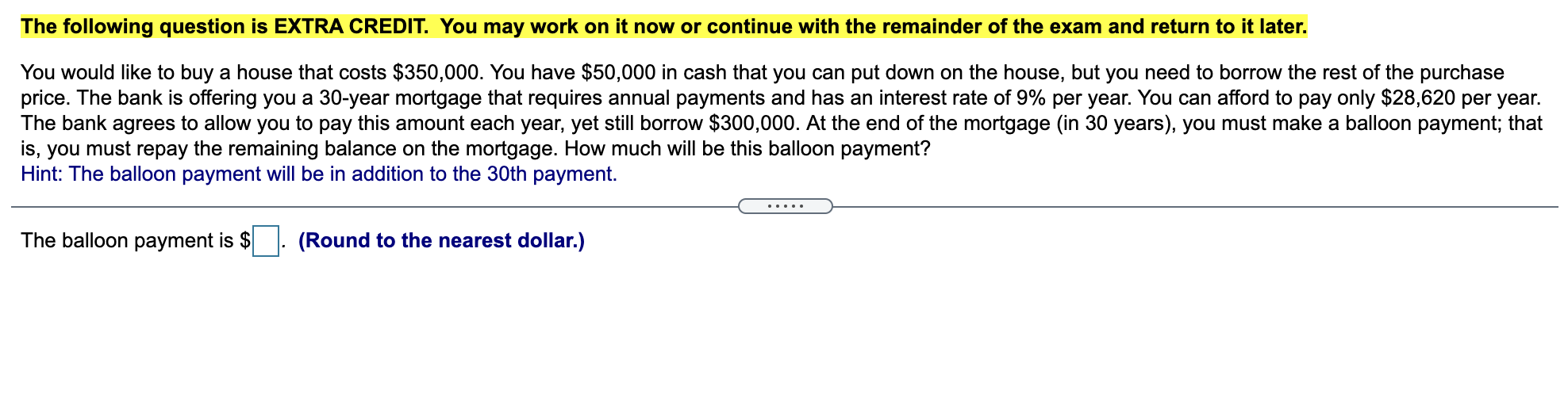 Solved The following question is EXTRA CREDIT. You may work | Chegg.com