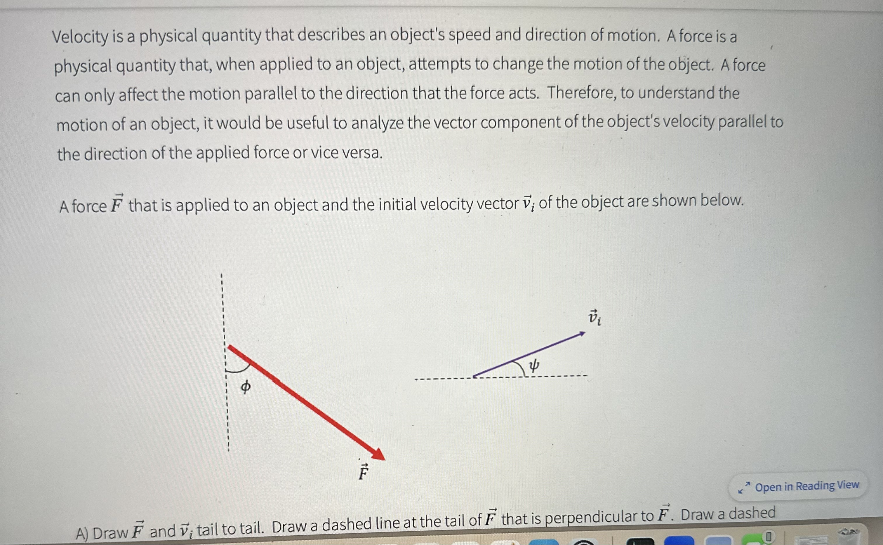Velocity is a physical quantity that describes an | Chegg.com