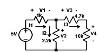 Solved USING KCL AND KVL TO FIND: I1, I2, I3, V1, V2, V3 | Chegg.com