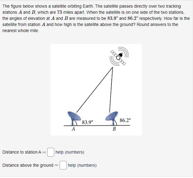 Solved The figure below shows a satellite orbiting Earth. | Chegg.com
