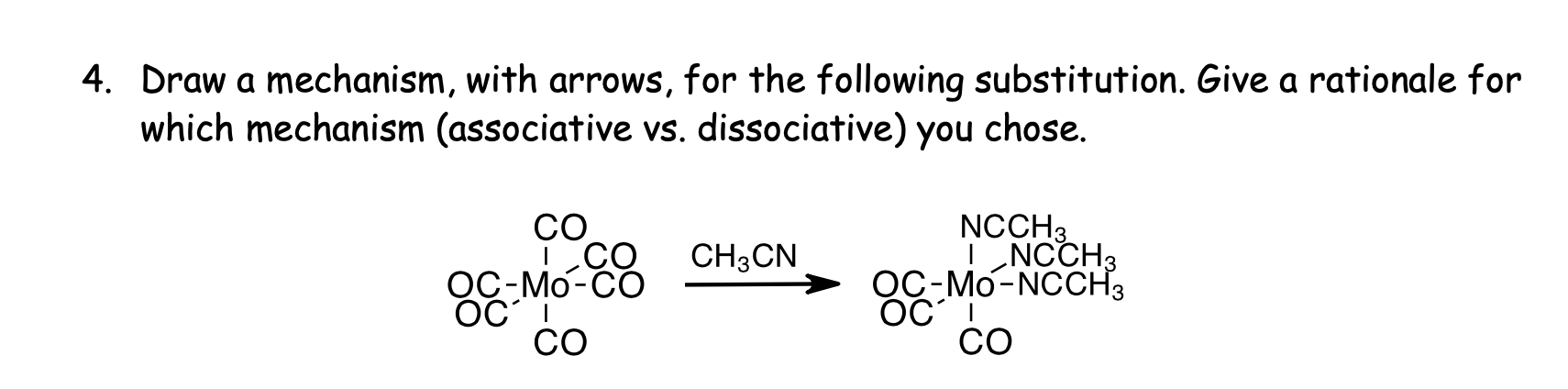 Solved 4. Draw a mechanism, with arrows, for the following | Chegg.com