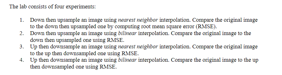 The nearest neighbor interpolation can be performed | Chegg.com