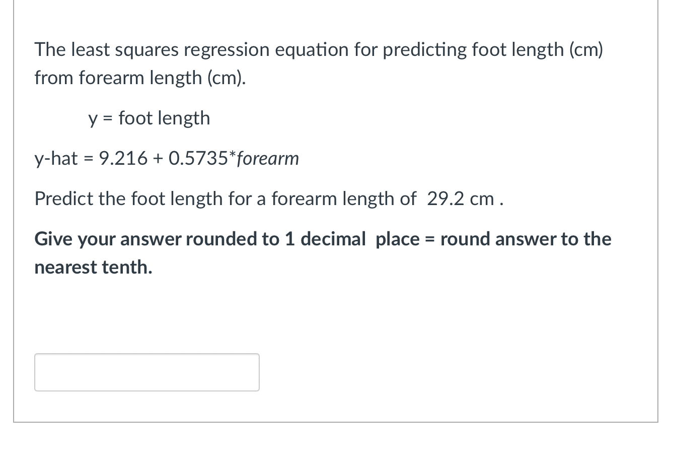 Solved The least squares regression equation for predicting | Chegg.com