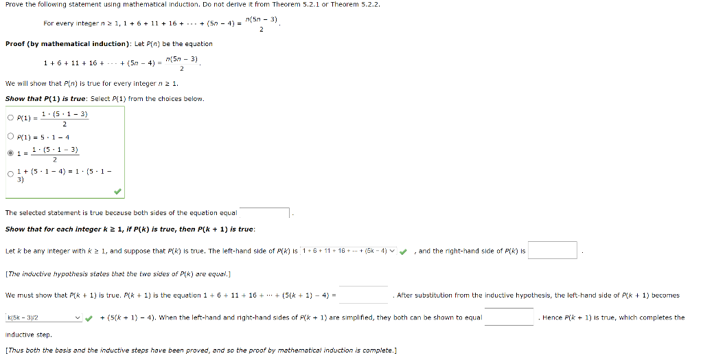 Solved Prove the following statement using mathematical | Chegg.com