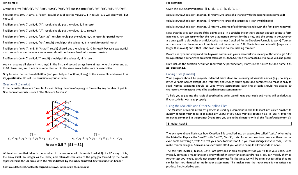 Solved Assignment 1 (5\% of Course Total) Due date: 11:59pm, | Chegg.com