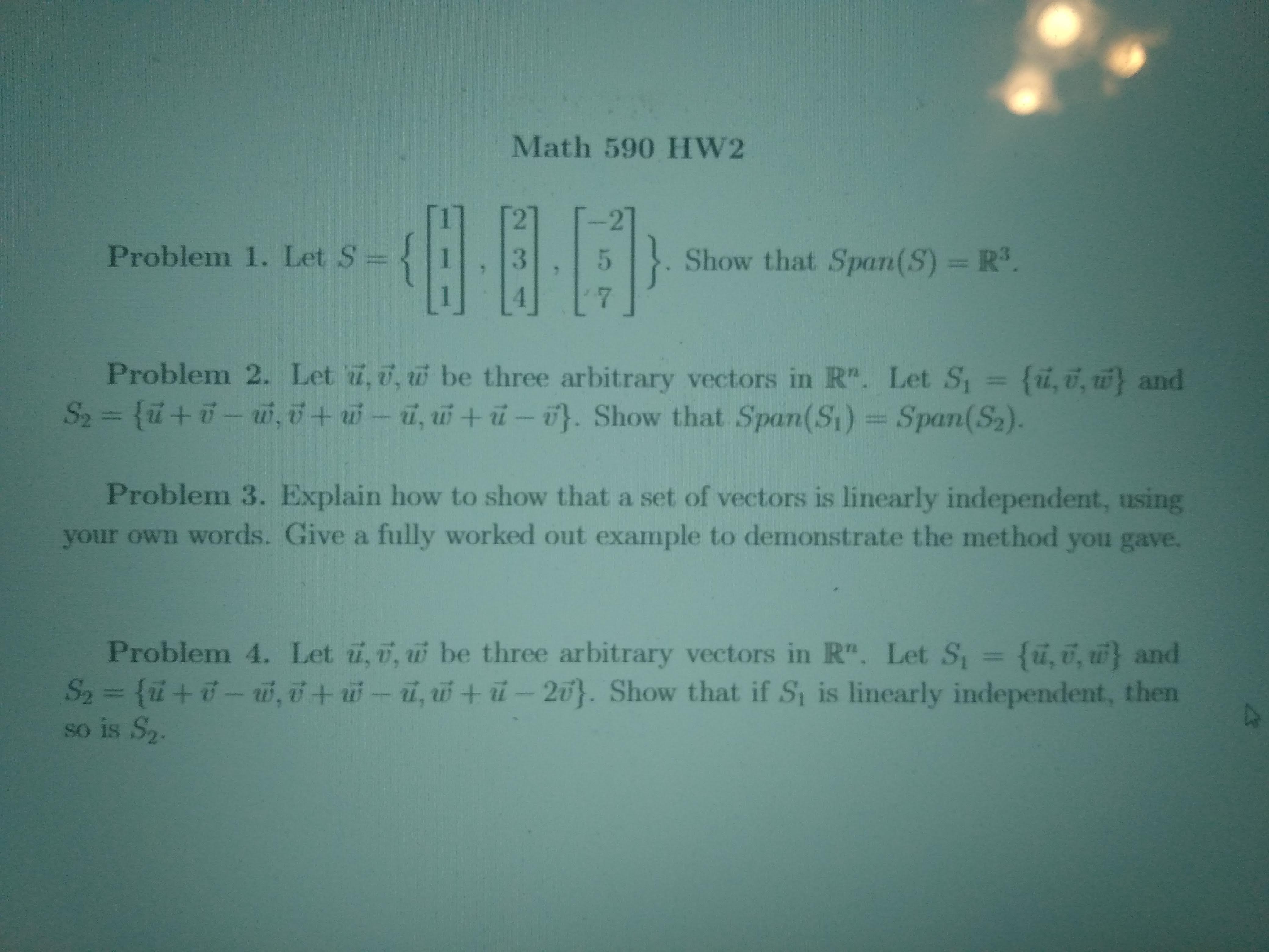 Solved Math 590 HW2 Problem 1. Let | Chegg.com