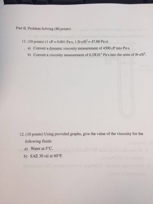 Solved Part L. Multiple choice (20 points) 1. Oil pours more | Chegg.com