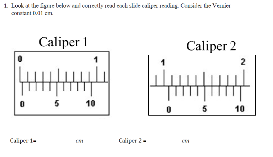 Solved 1. Look at the figure below and correctly read each | Chegg.com