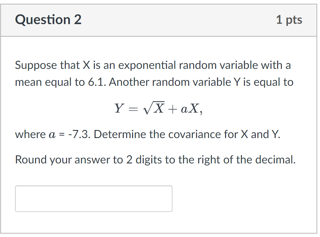 Solved Suppose that X is an exponential random variable with | Chegg.com