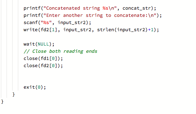 Solved 2. Chaining Processes together using two Pipes | Chegg.com